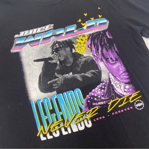 Juice Wrld | Shirts | Mens Juice Wrld Legends Never Die Graphic Tee Medium | Poshmark